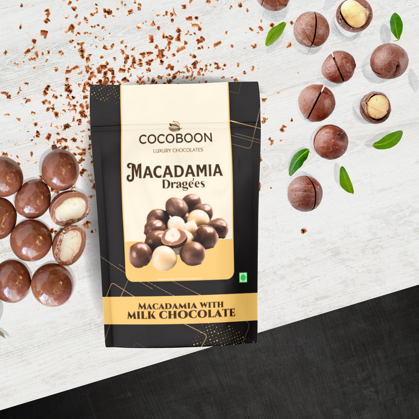 Macadamia With Milk Chocolate (120g) – CocoBoon